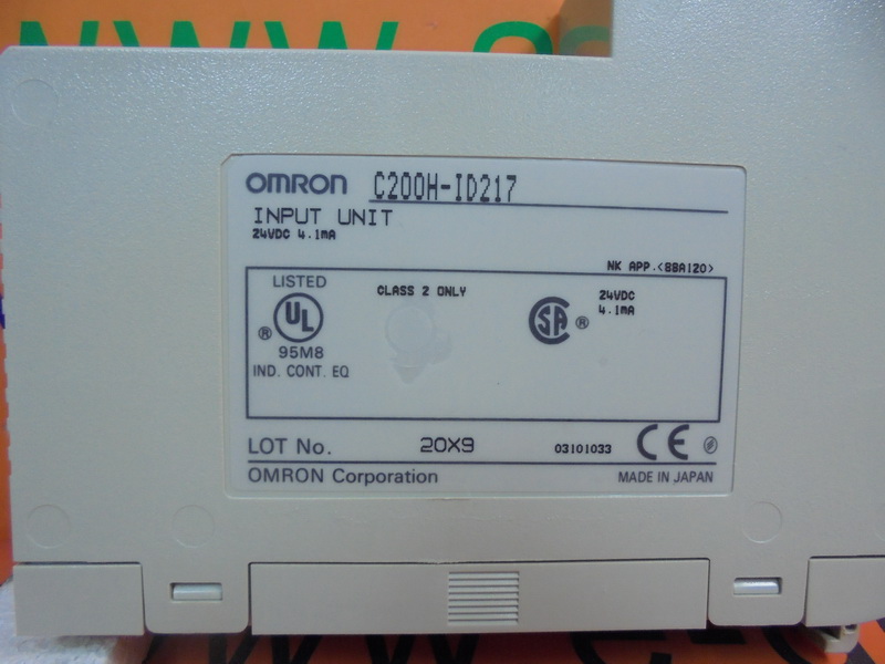 OMRON INPUT UNIT C200H-ID217 - 裕益科技自動化設備可程式編碼器PLC分散式控制系統DCS